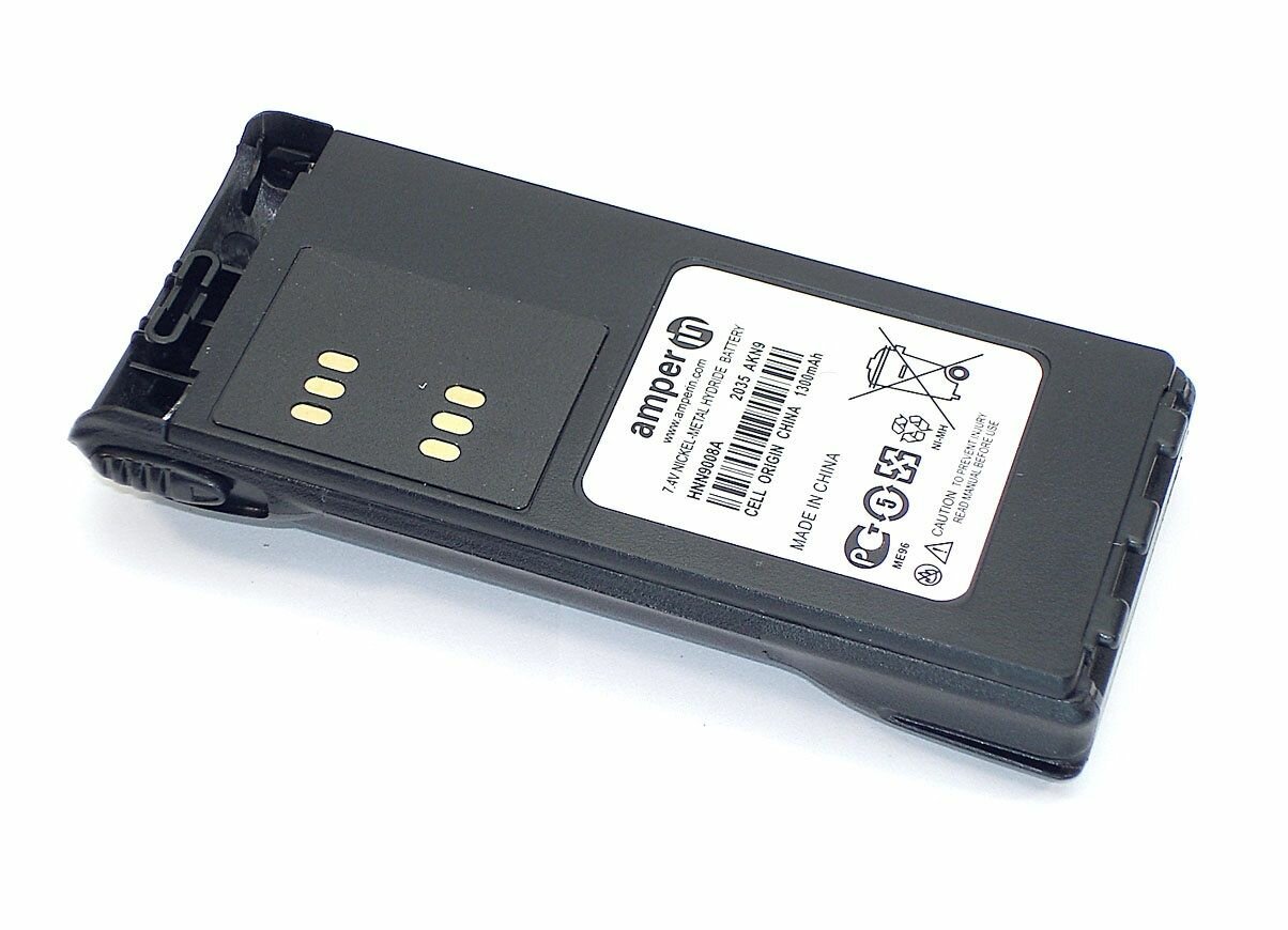 Аккумулятор Amperin для Motorola GP340 HT750 HT1200 (HNN4001) 1300mAh 7.4V Ni-Mh код 079184