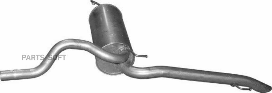 Глушитель задняя часть Fiat Linea 1.4 T Jet 09.07- Polmostrow арт. 0700