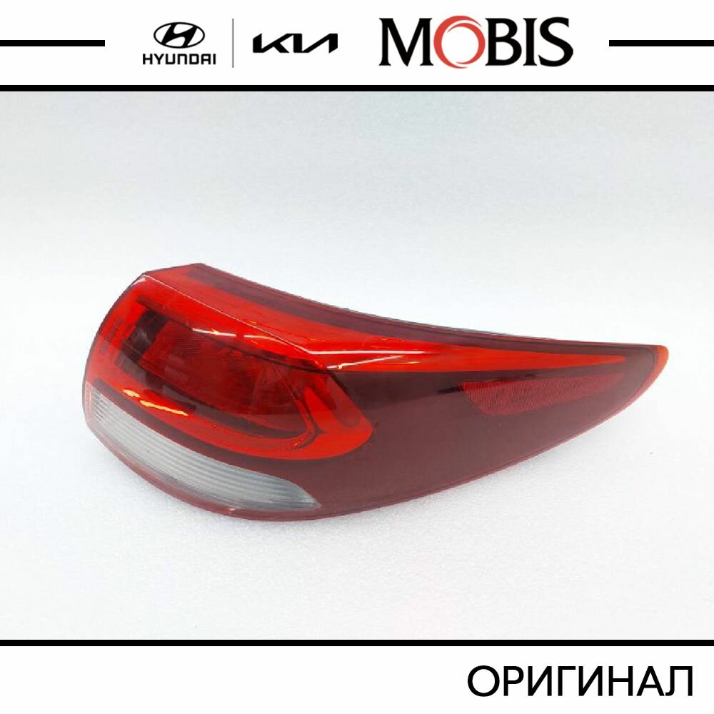 Задний фонарь автомобильный правый в крыле со светодиодами для KIA Rio 2017-2020 / арт. 92402H0200 / бренд MOBIS