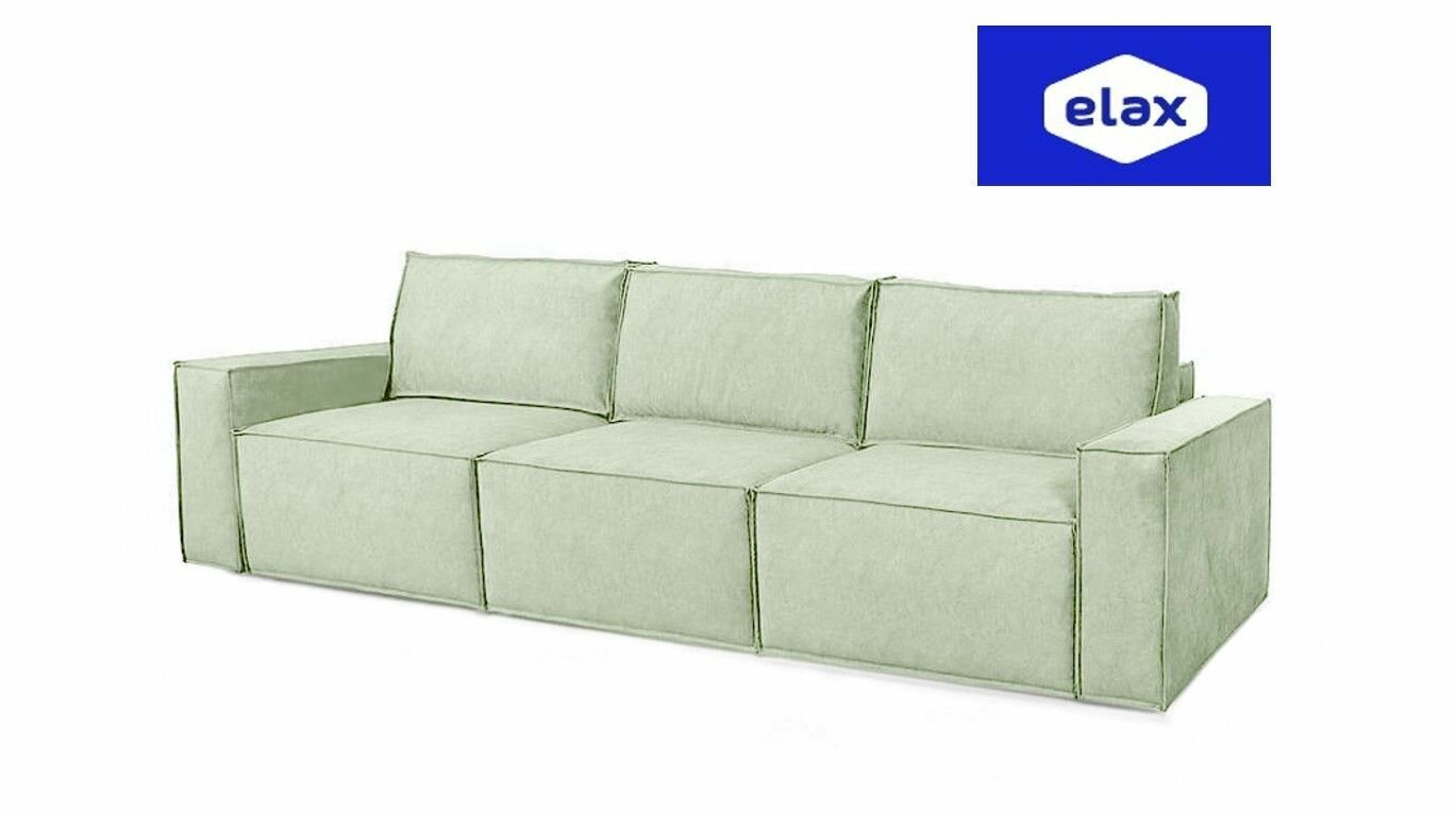 Диван кровать лофт -3 секции в премиальном велюре Тедди 029/310 наполнитель из высокоэластичной инновационной пены Elax