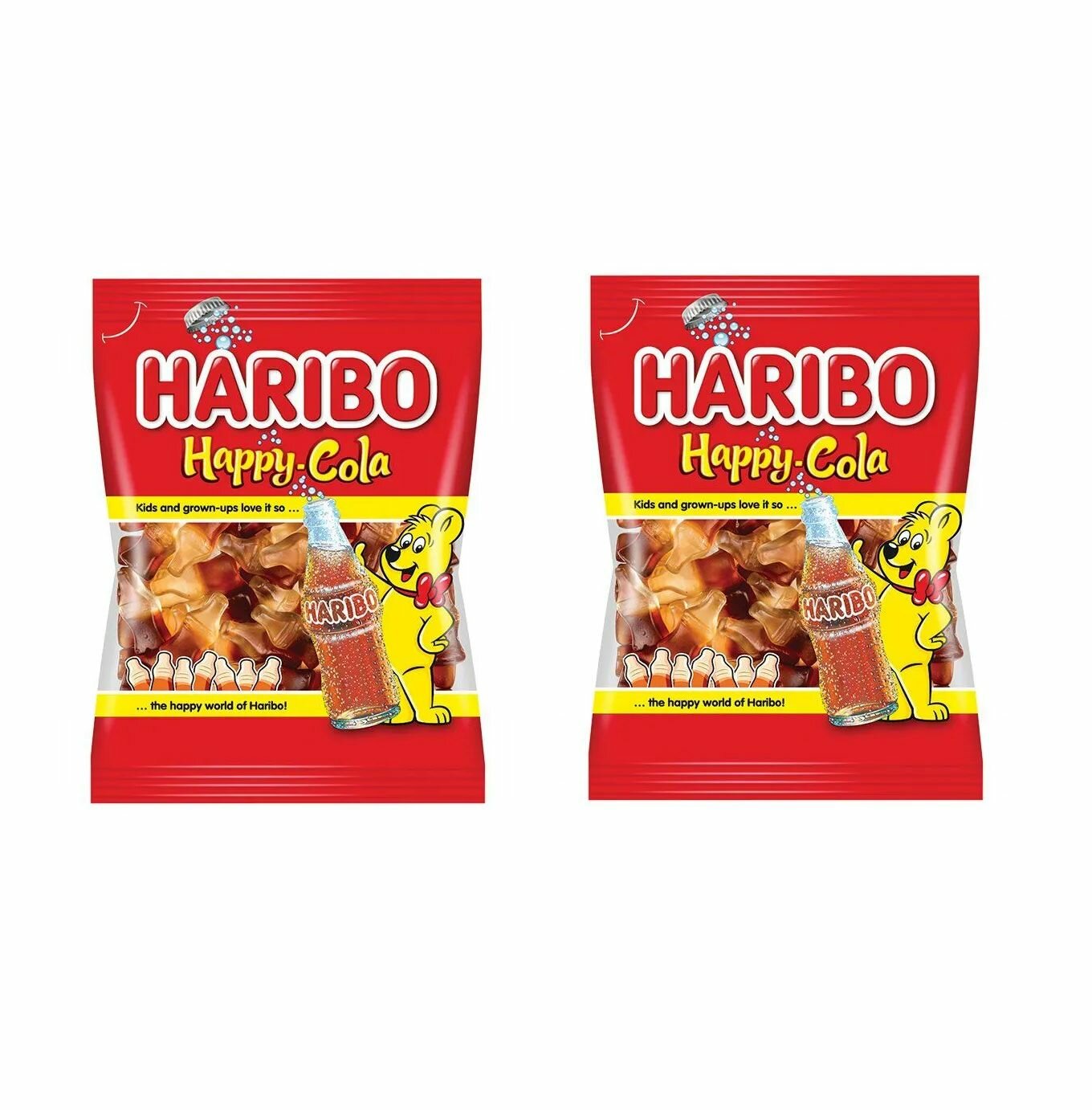 Haribo Жевательный мармелад, Happy Cola Веселая Кола, 100 гр, 2 уп