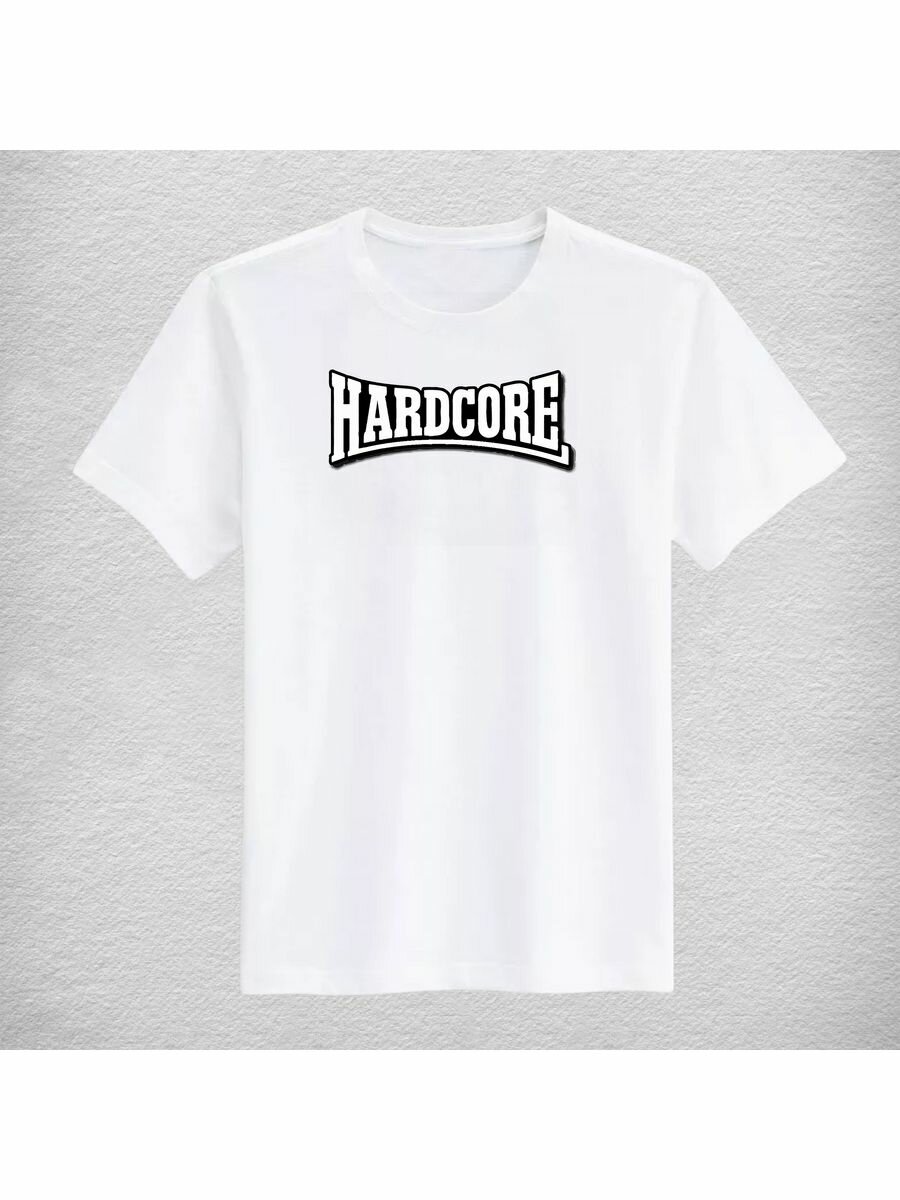 Футболка хардкор надпись
