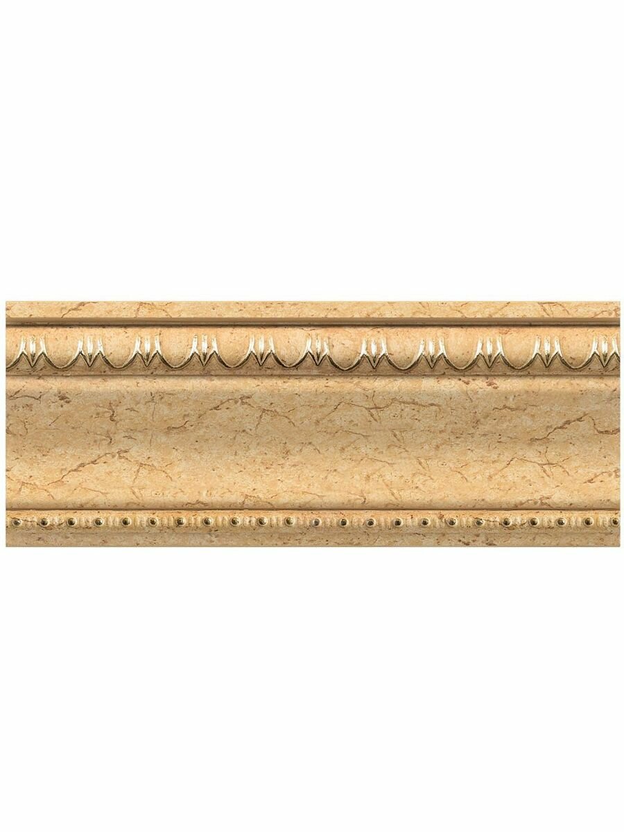 Плинтус потолочный Молдинг на стену декор, 1100х60х18 мм Оникс - 2 шт.