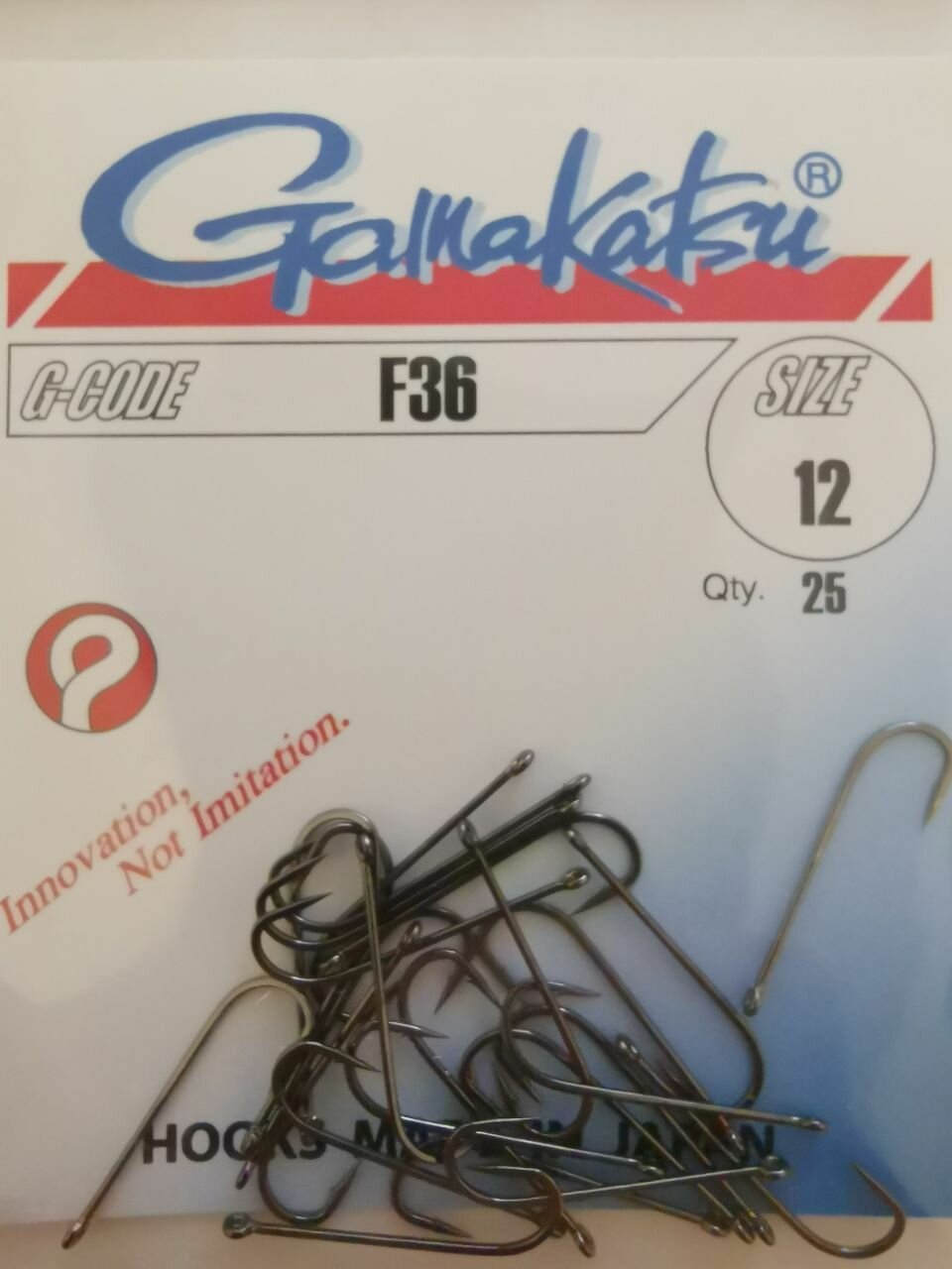 Крючок Gamakatsu F36 №12 (25шт)