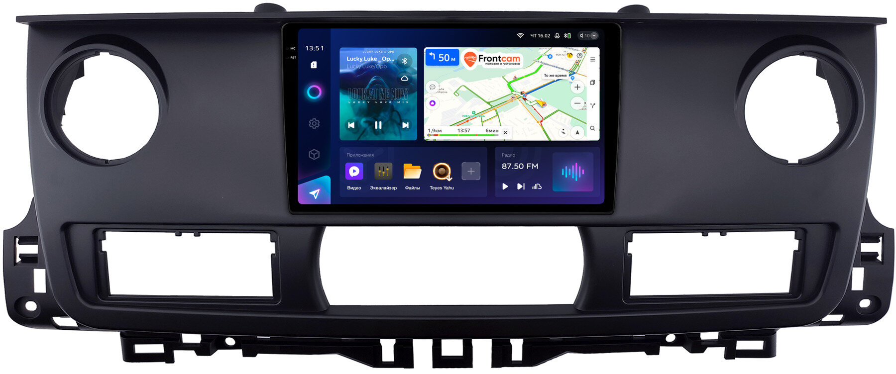 Штатная магнитола Renault Master 2003-2009 Teyes CC3 2K 6/128 10.36" RM-10-0215 Android 10 (4G-SIM, DSP, QLed)