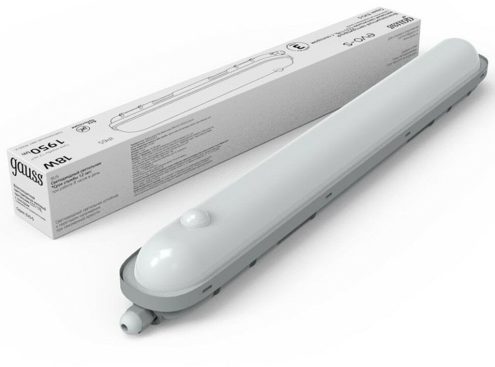 Светильник Gauss 864424218-S 18Вт 4000K серый