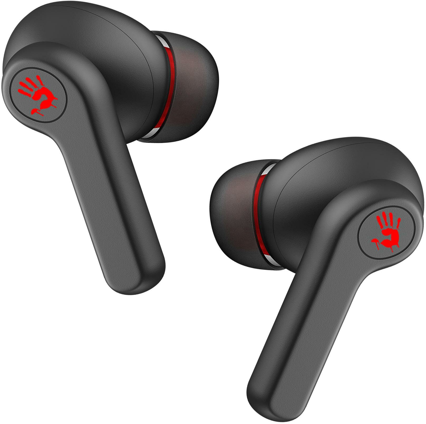 Гарнитура вкладыши A4TECH Bloody M30, черный/красный