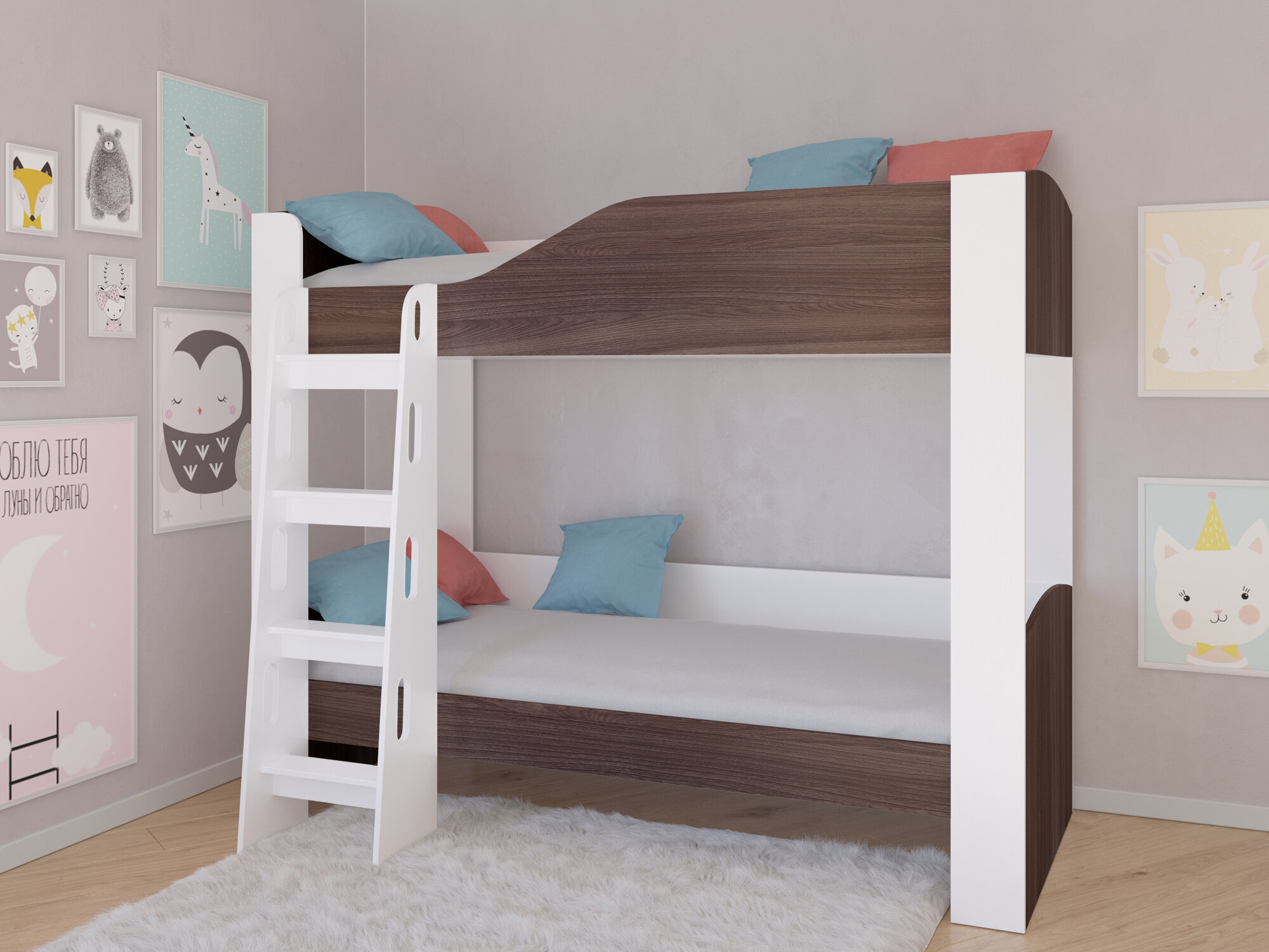 Кровать двухъярусная Астра 2 без ящика