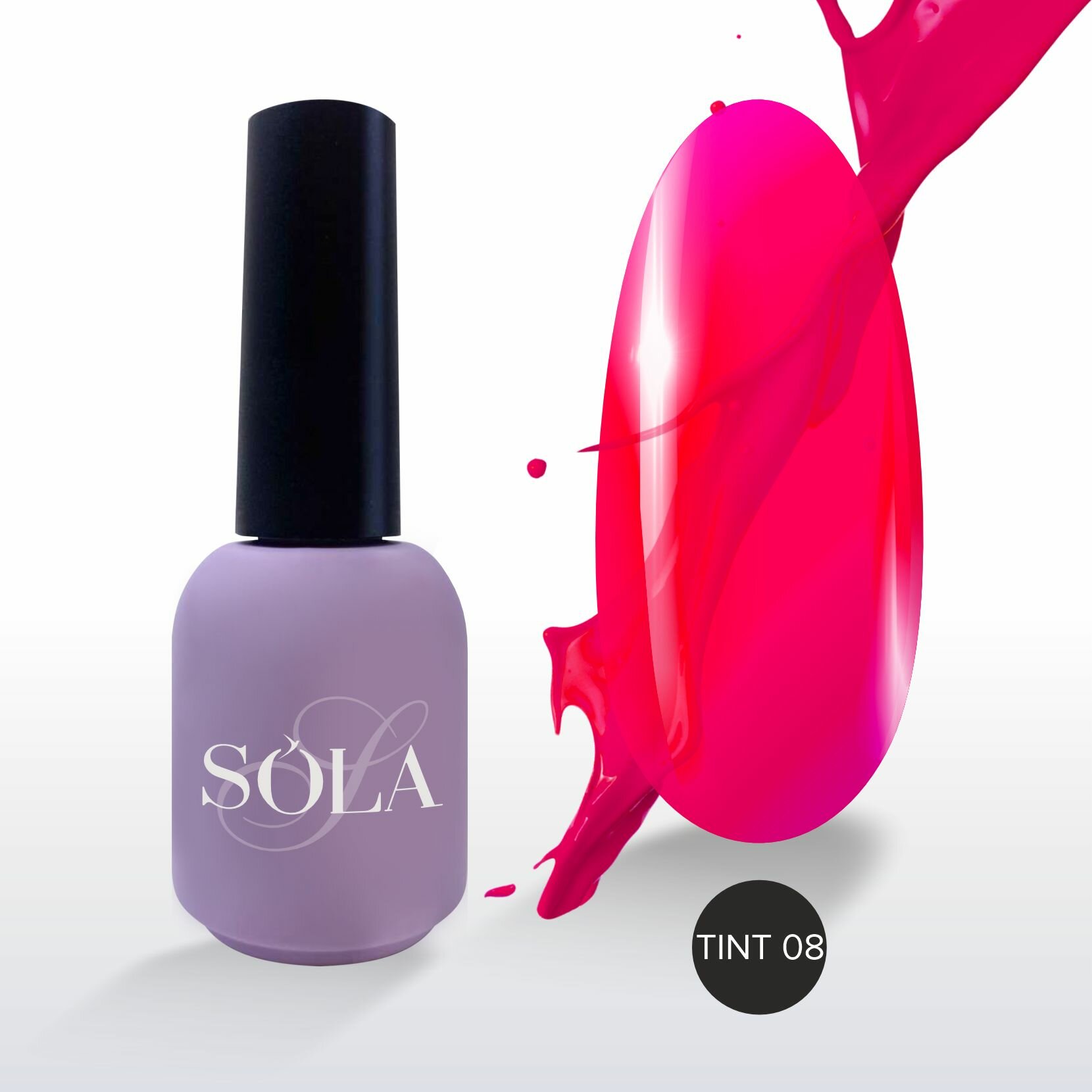 Витражный гель-лак Tint 08 SOLAlove, 10мл