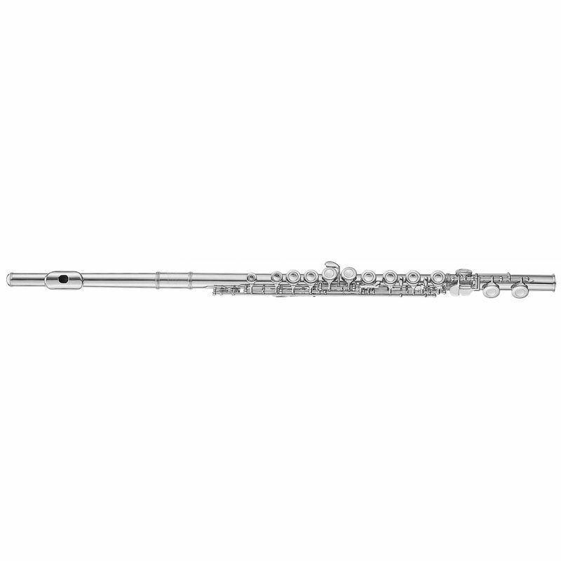 J. Michael FL-300S Флейта C "student model", закрытые клапаны не в линию, серебряное покрытие, пластиковый кейс