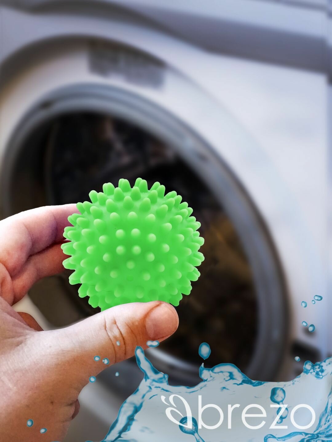 Шарик для качественной стирки и сушки одежды, бренд BREZO, арт. WB-67G