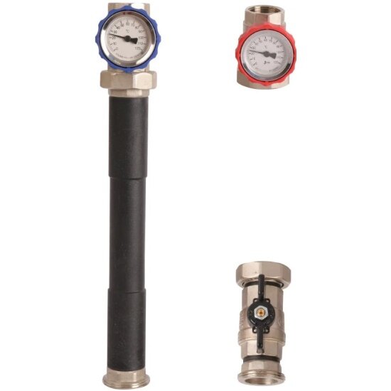 Насосная группа Rommer RDG-0001-012501 с прямым контуром 1 без насоса