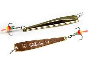 Блесна вертикальная ECOPRO Alaskan 50 мм 5,5 гр G/C, на окуня, на судака