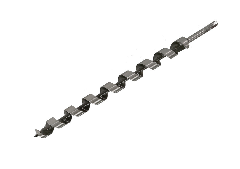 Сверло винтовое по дереву, 28х460мм, сталь 45, шестигранный хвостовик, Sturm!