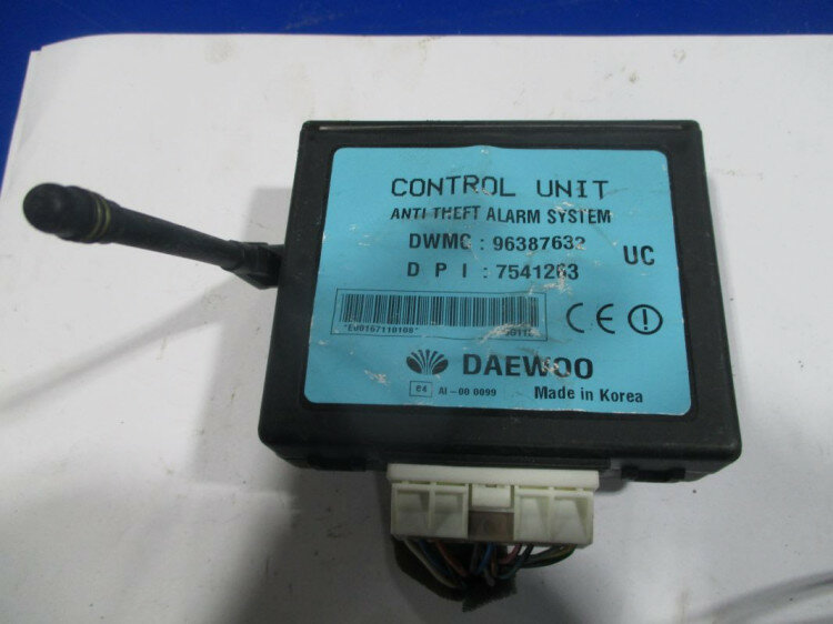 Блок управления сигнализации Шевроле Реззо 96387632 UC 7541263 Дэу Такума