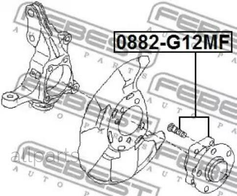 FEBEST 0882-G12MF Ступица передняя SUBARU IMPREZA G12 2007-2011 FEBEST 0882-G12MF