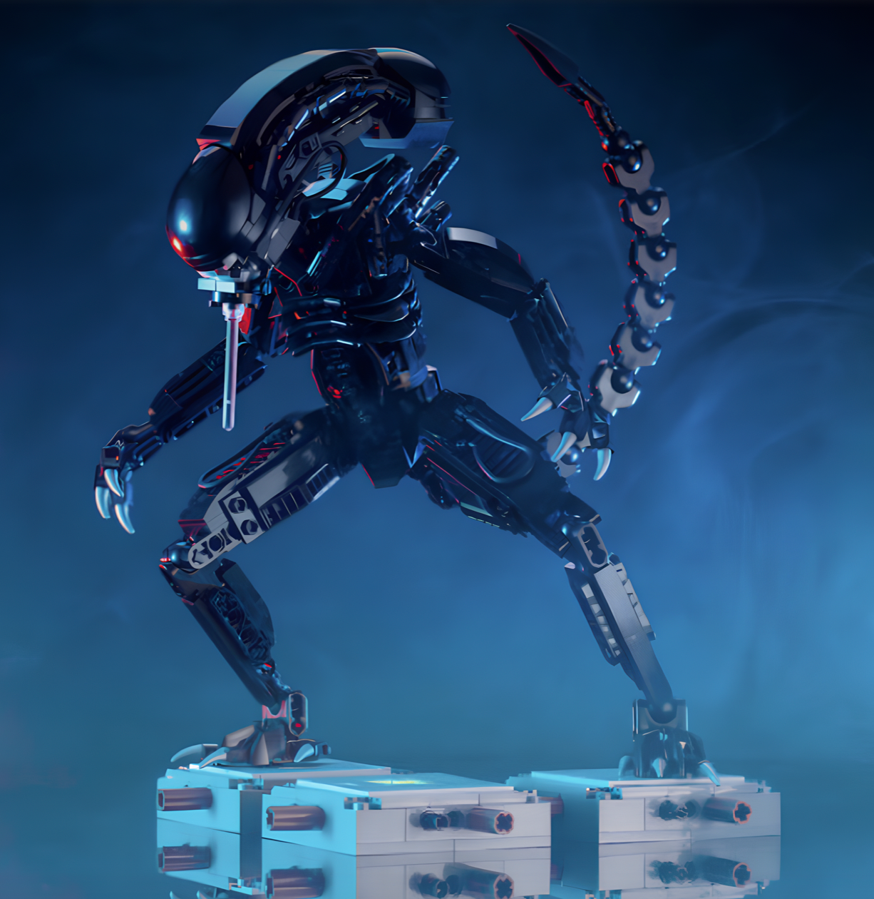 Конструктор Чужой против Хищника: Ксеноморф/Alien Xenomorph Monster - 603 детали