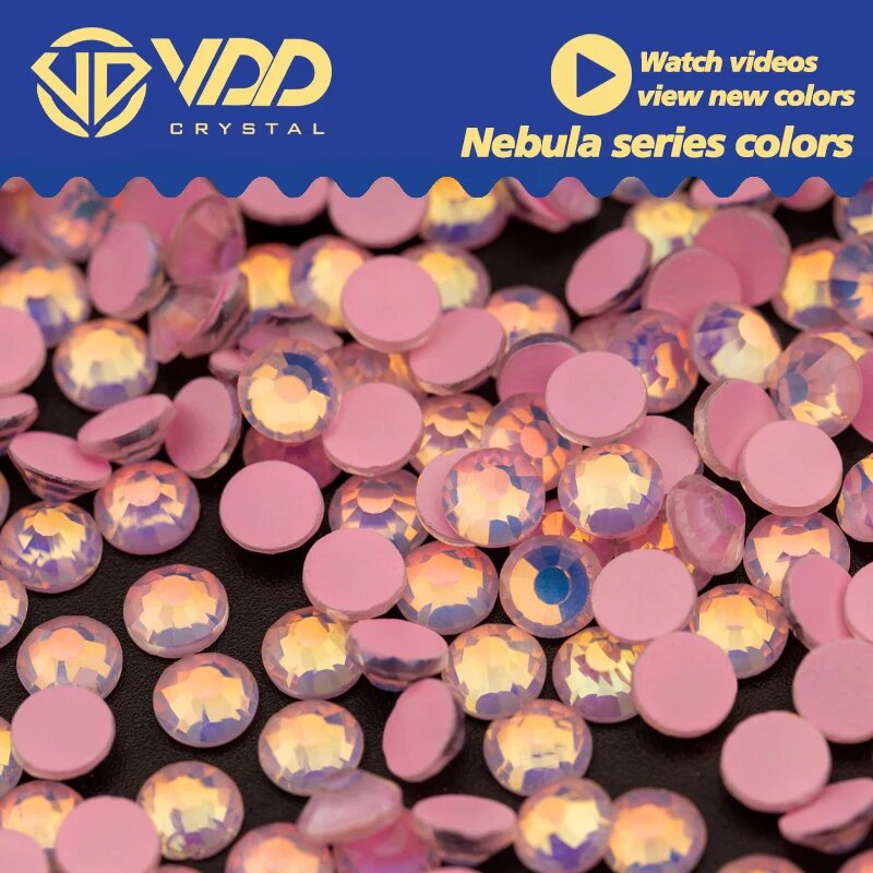 Стразы VDD Nebula-Color SS6-SS30 SS20 - 1440Pcs, 401 Pink Nebula