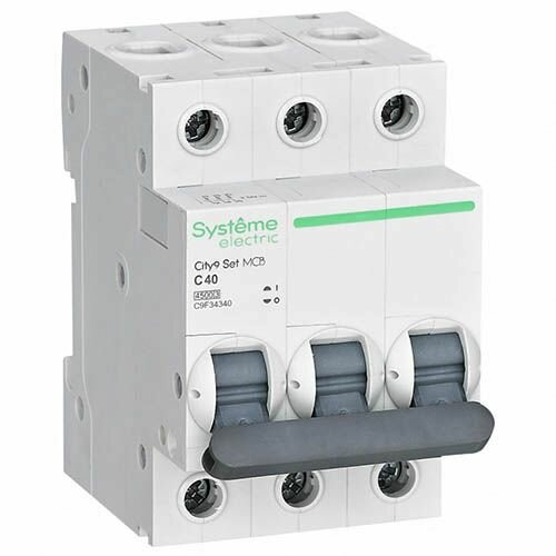 Автомат 3Р 40А C 4,5кА City9 Systeme Electric