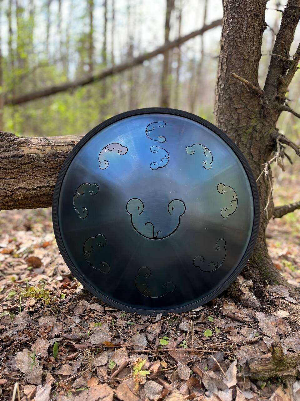 Язычковый барабан D Kurd Frog Drums ханг, глюкофон, handpan, drum, hangout, фимбо