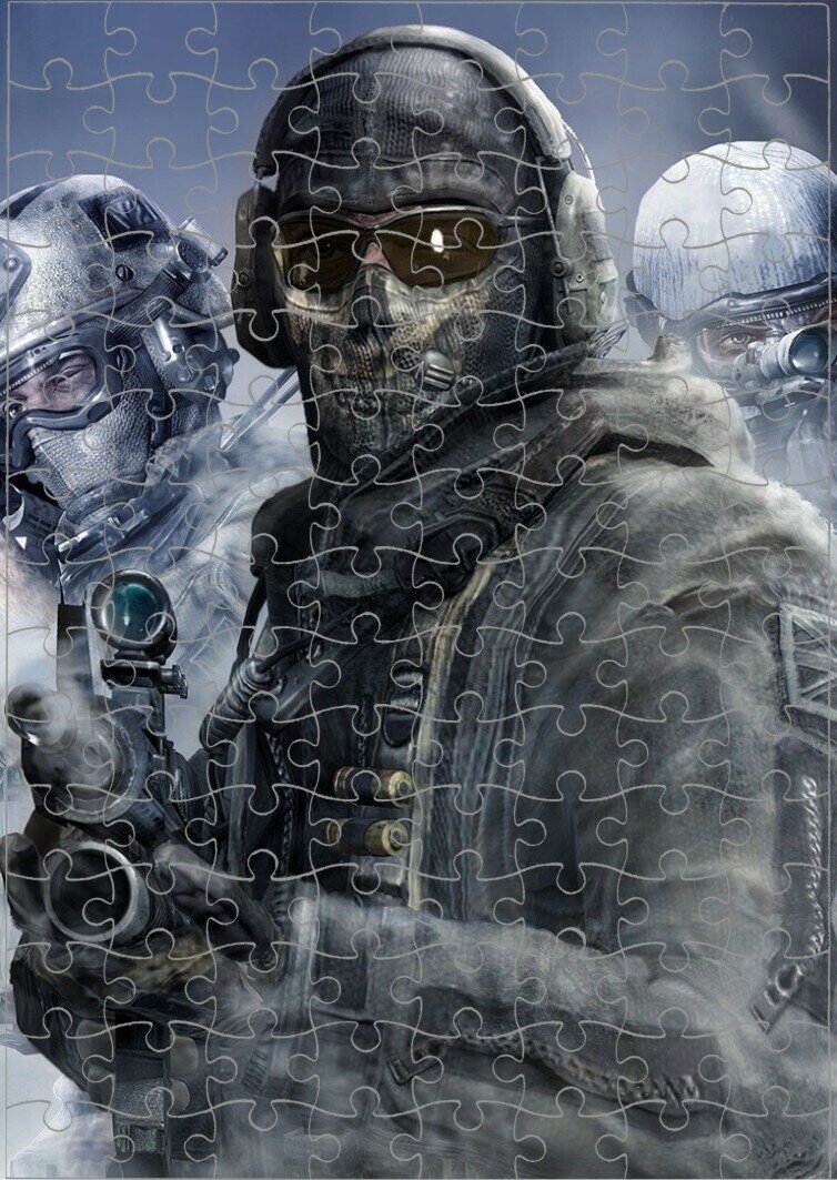 Пазл GOODbrelok Принт А4 "Кол оф Дьюти, Call of Duty" - 5