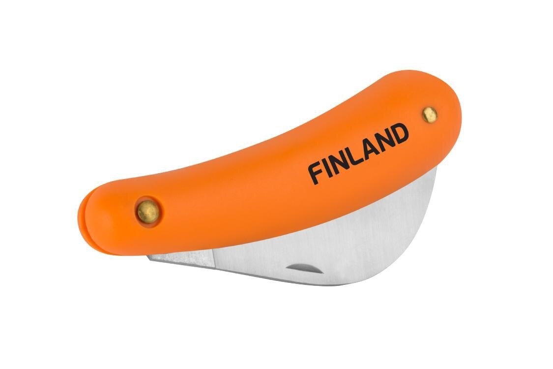 Нож садовый с изогнутым лезвием из нержавеющей стали Finland
