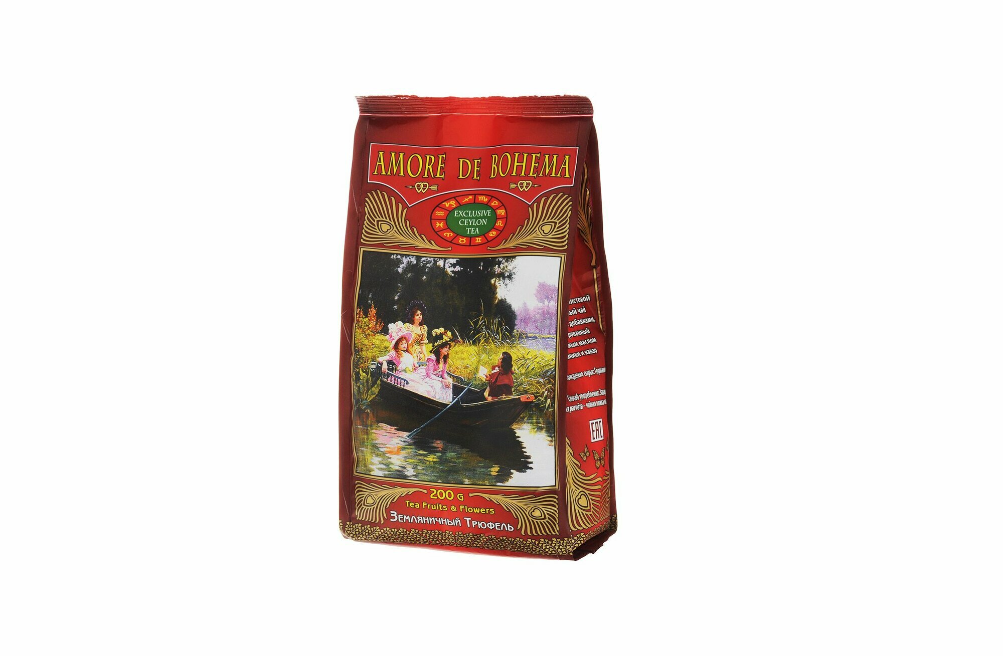 Amore de Bohema Чай "Земляничный Трюфель", зеленый, 200 гр