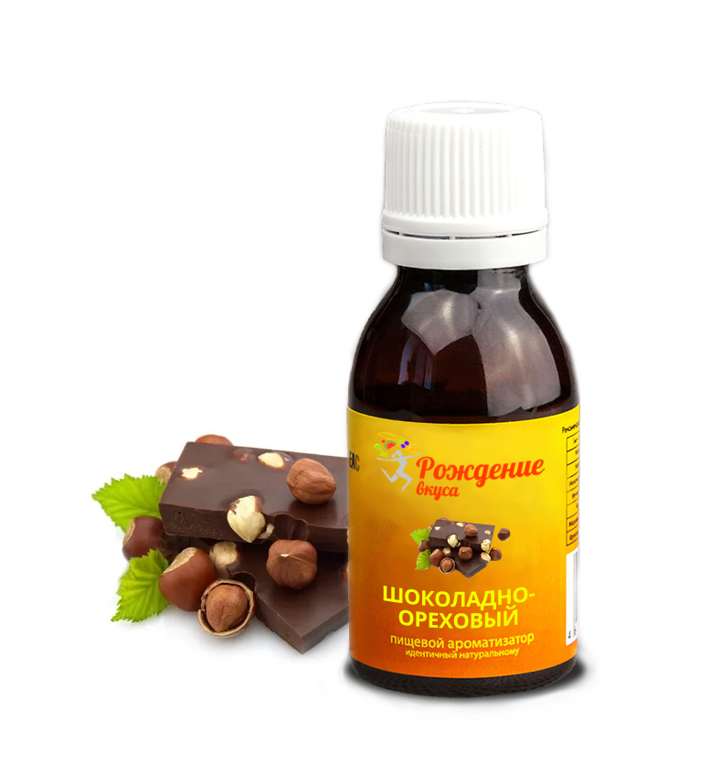 Ароматизатор Шоколадно ореховый 25 мл, пищевой кондитерский для выпечки, десертов и напитков