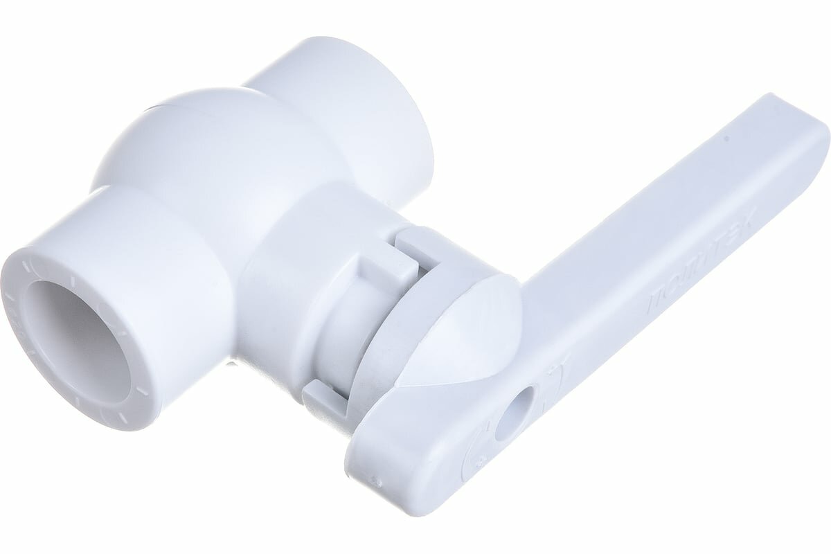 Политэк ПП шаровый кран d=20 9900000020 полипропиленовый корпус для труб ПП