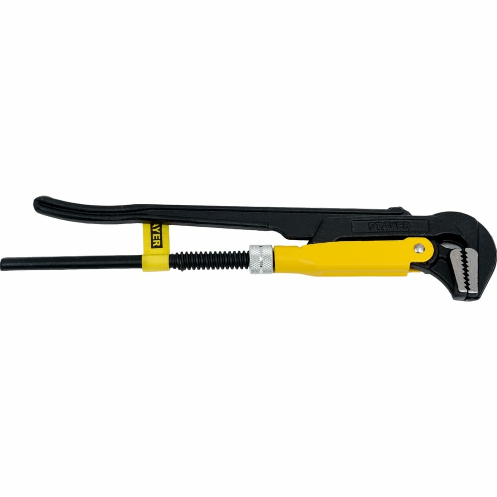Трубный рычажный ключ STAYER, прямые губки, № 1, 1 27331-1, с применением большой силы