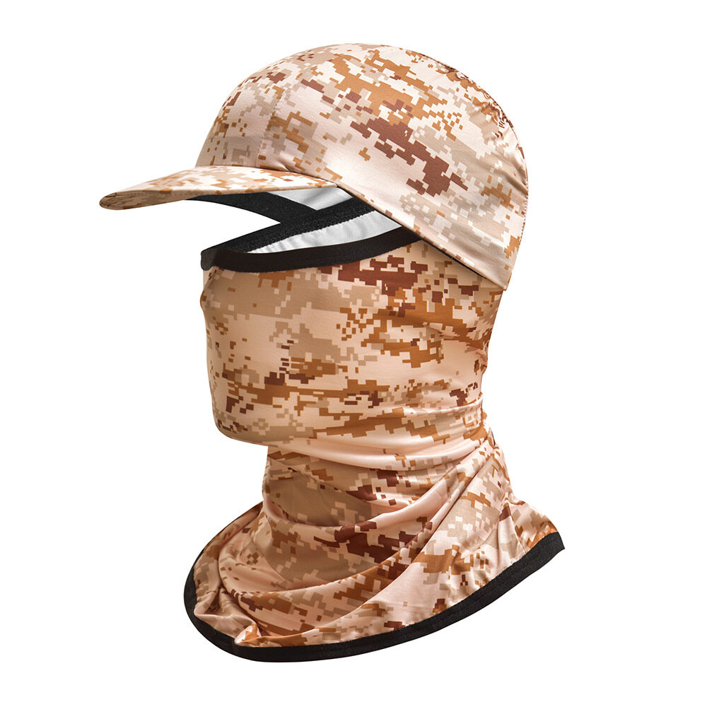 Шляпа-маска, солнцезащитная, быстросохнущая, пустынный цифровой цвет