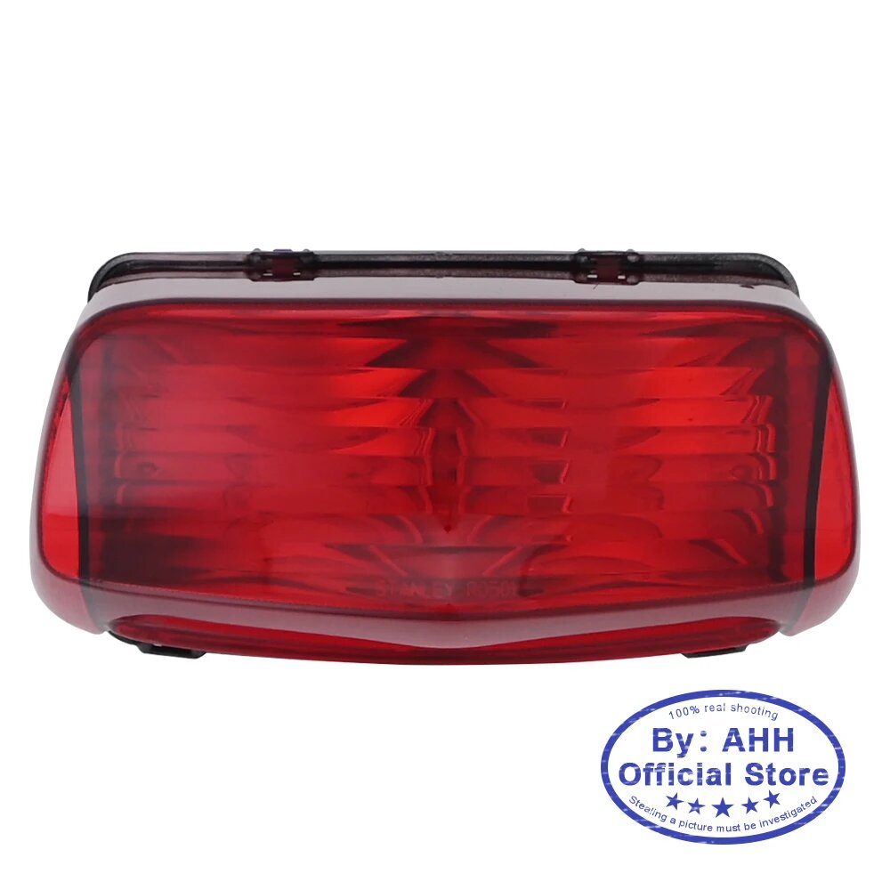 Стоп-сигнал для мотоцикла, индикатор предупреждения о торможе, задний стоп-сигнал, лампа для Красный