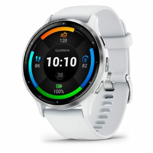 Смарт-часы Garmin Venu 3, 35.4мм, 1.4", белый/серый/серебристый [010-02784-00]