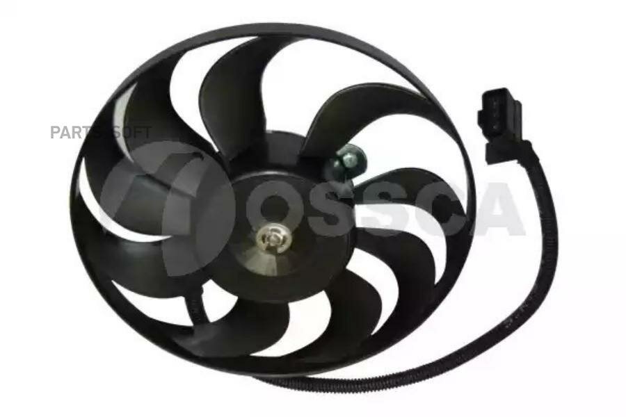 905 OSSCA Вентилятор радиатора (220/60Watt- 290mm) / AUDI, SEAT, SKODA, VW 1.6-3.2 96~