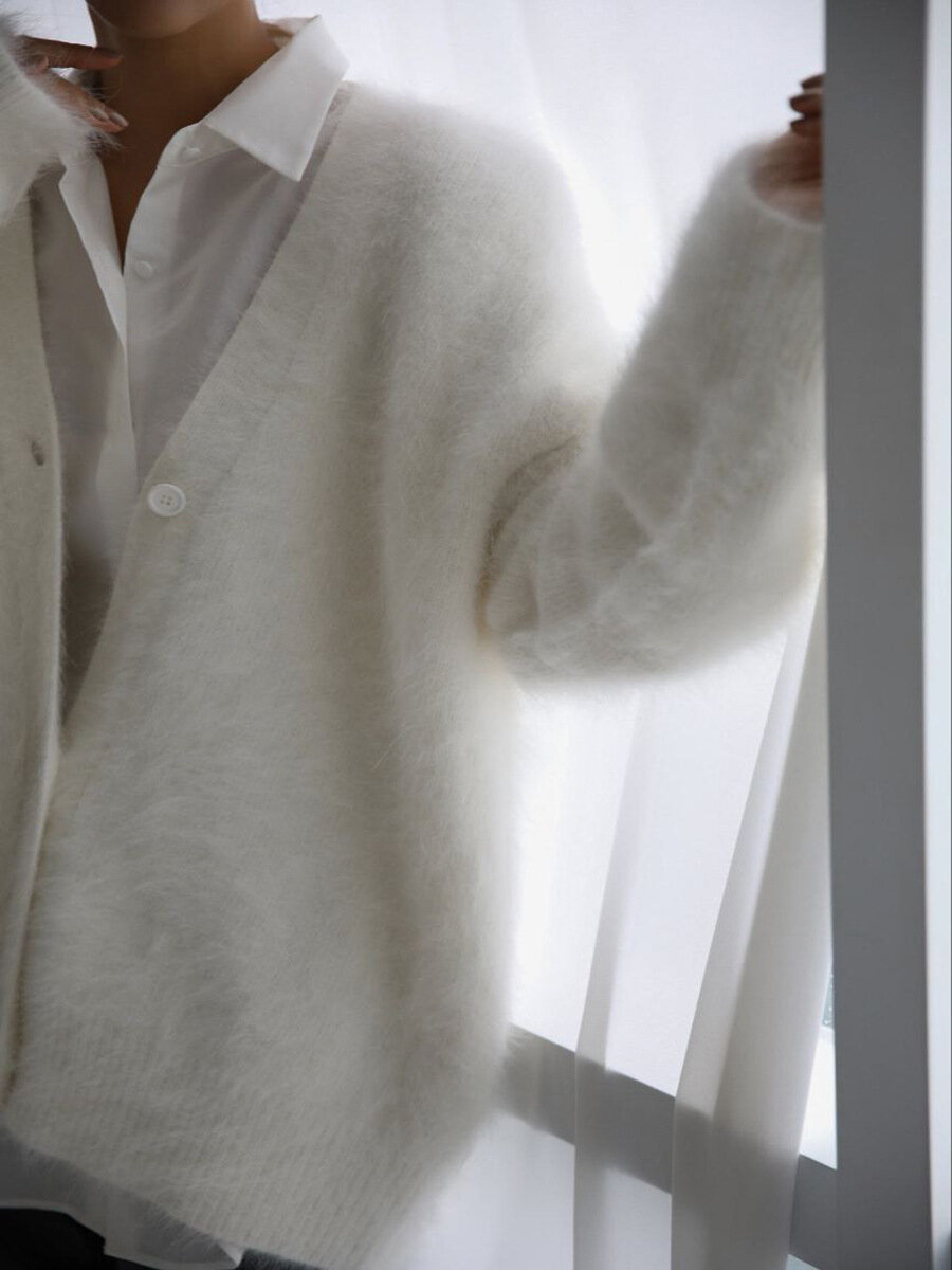 Свитер размер L, , off-white — фото 1