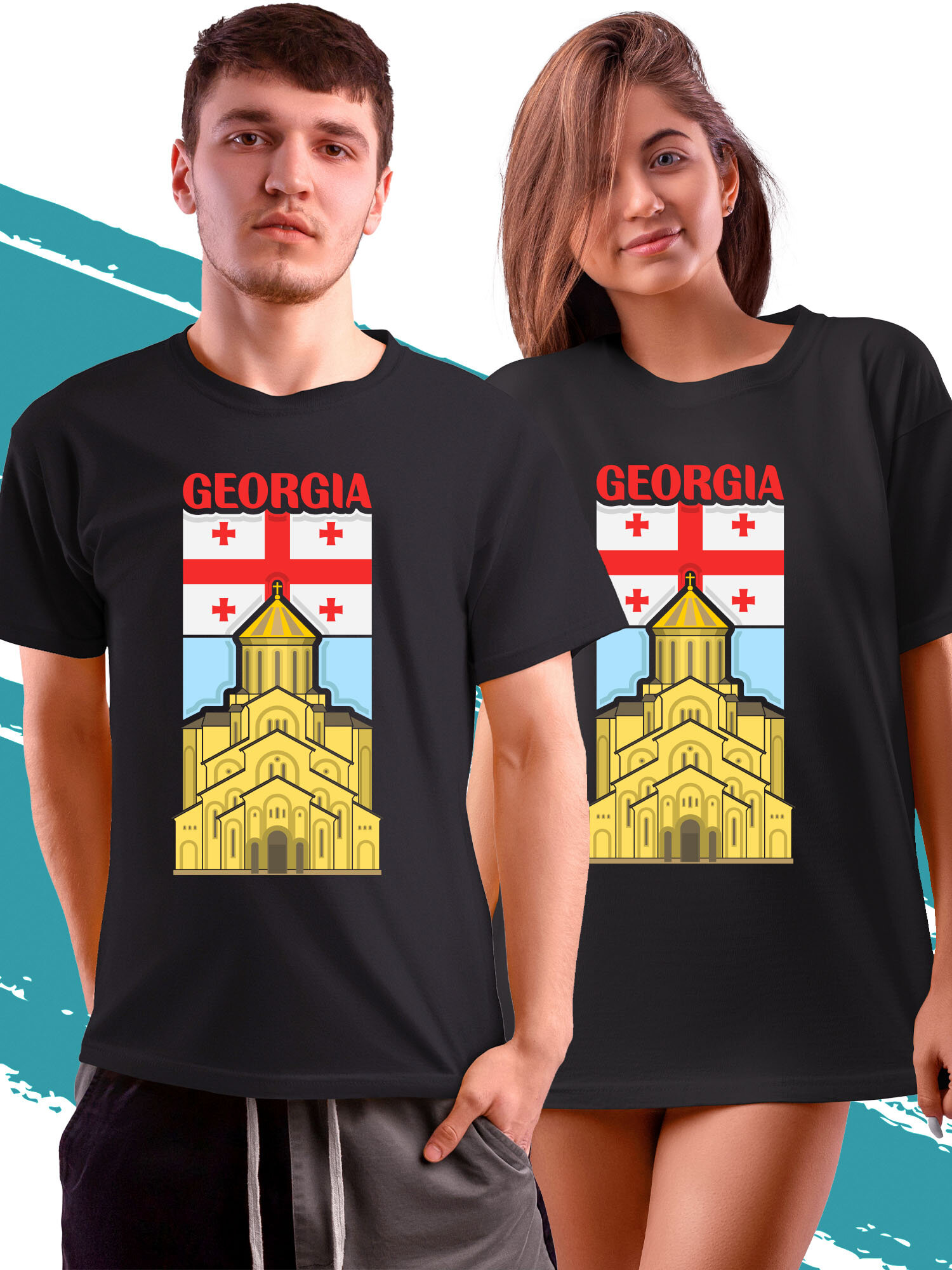 Футболка флаг Грузии Georgia