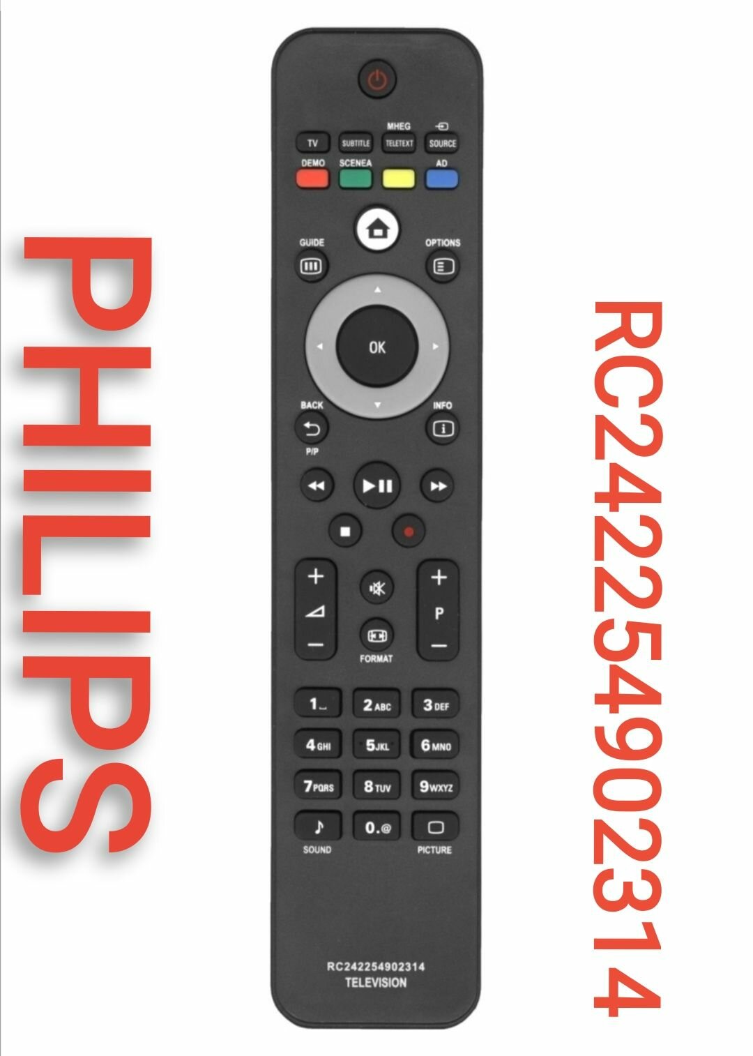 Пульт RC242254902314 для PHILIPS/филипс телевизора