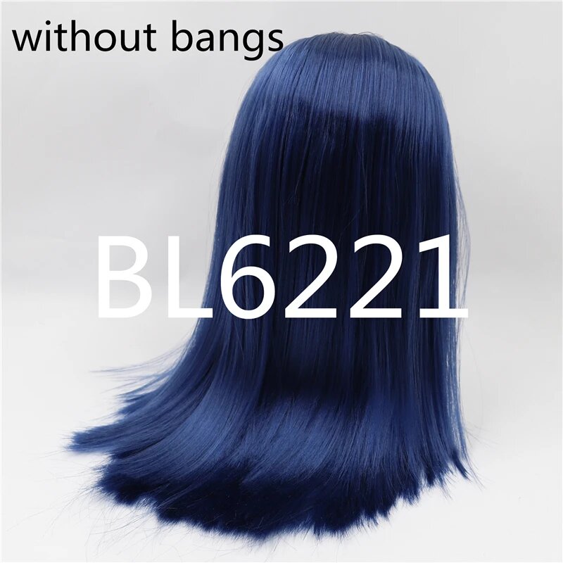 DBS Blyth кукла парик синие волосы