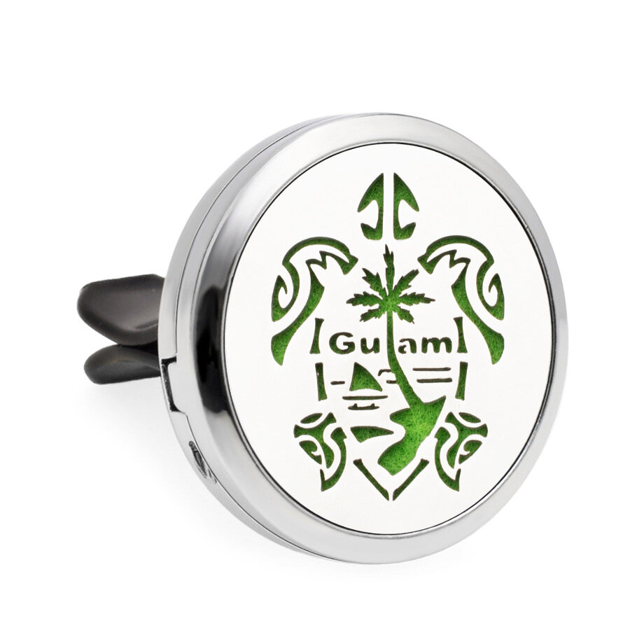 Автомобильный диффузор Boshi Jewelry "Медальон Древо Жизни" HG546, сплав + нержавеющая сталь, 30 мм