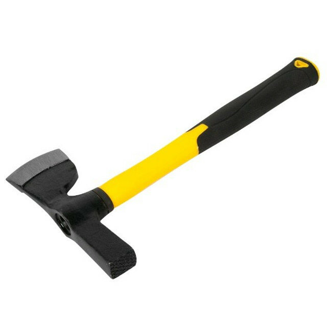 Молоток спец 600гр фиберглассовая рукоять с топориком