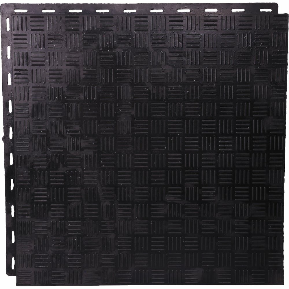 Напольное резиновое покрытие Литер трансформер мини, рисунок рифленый квадрат