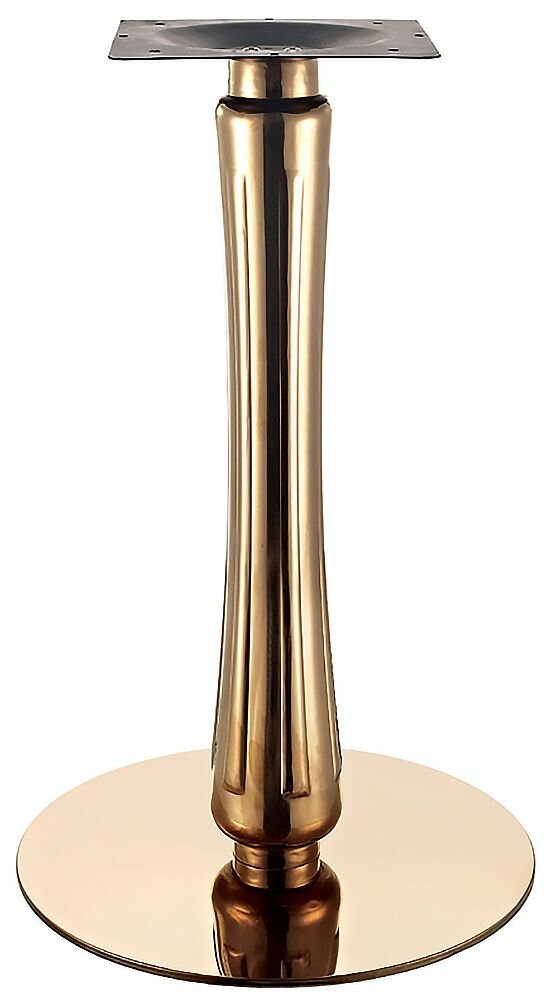 Подстолье 1289EM STOOL MARKET золотой, круглая столешница, круглое основание