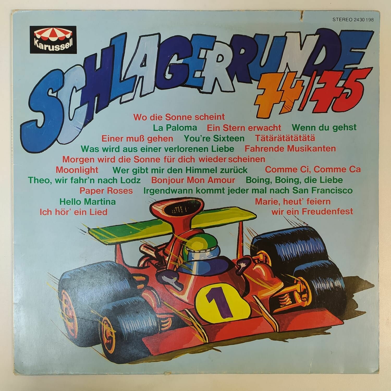 Виниловая пластинка Orchester Konrad Grewe - Schlagerrunde 74/75 (Германия 1974г.)