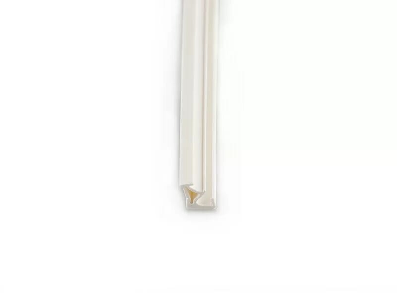 Уплотнитель для деревянных евроокон DEVENTER на наплав створки, ширина паза 3 мм, ТЭП, белый RAL 9016, 20 м