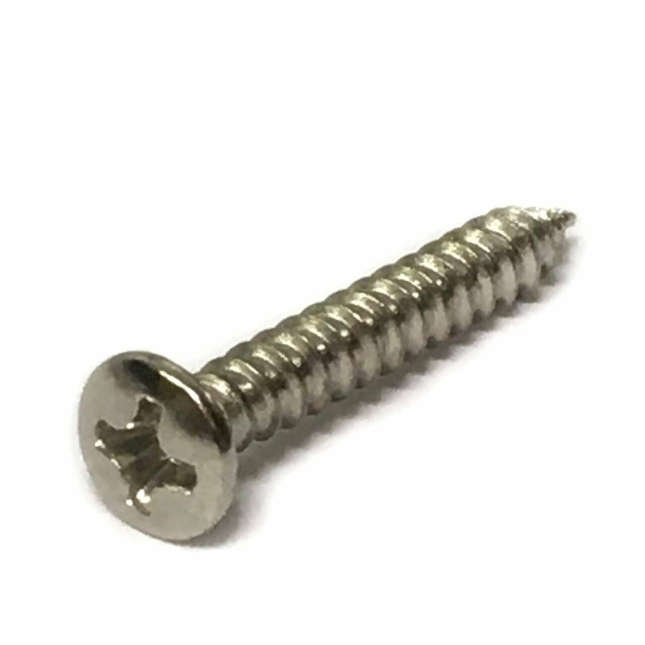 Саморез для гитарных и басовых бриджей PARTS WO3525NKN (3,5 х 25 мм), никель