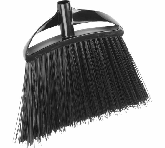 Grinda Щетка-метла уличная, плоская, удлиненная щетина, пластиковая колодка 39256
