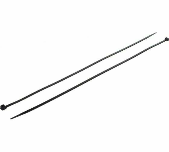 Нейлоновая хомут-стяжка Gigant 2,5х200 черный, 100 шт G/1/2