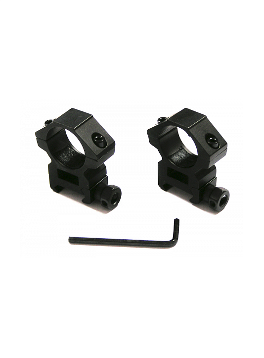 Кольца Combat 12/30/40 на планку 12мм низкие диметр 30мм, высота 40мм