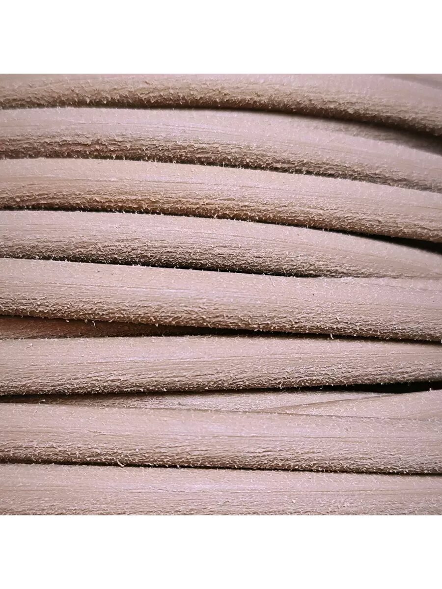 Искусственный ротанг для плетения, полутрубка 6 мм