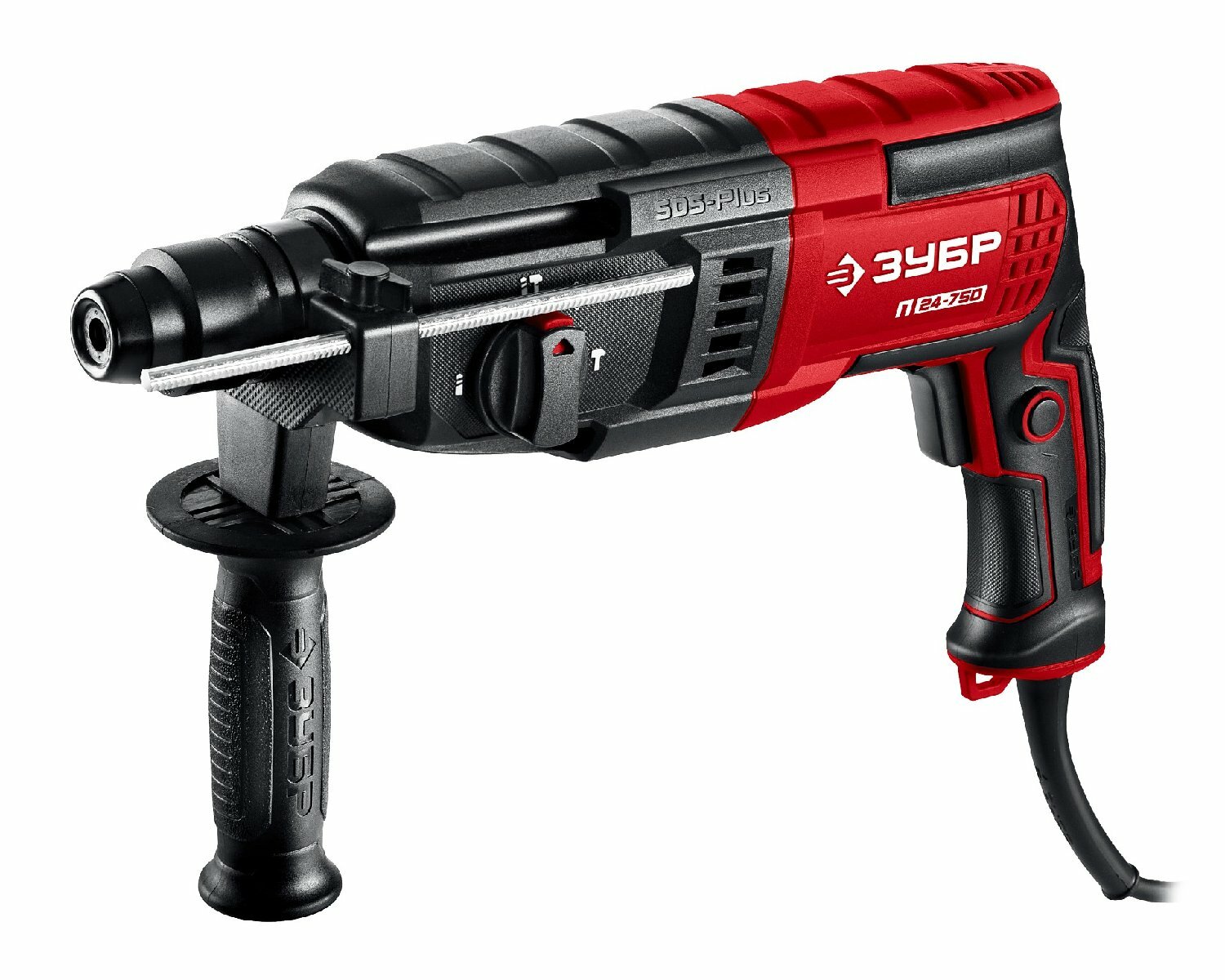 Перфоратор ЗУБР 750 Вт SDS Plus диаметр бурения 24 мм 3 режима работы с кейсом